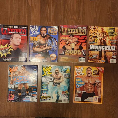 Wrestling Magazines Lot Randy Orton And Batista Wrestling Magazines WWE ...