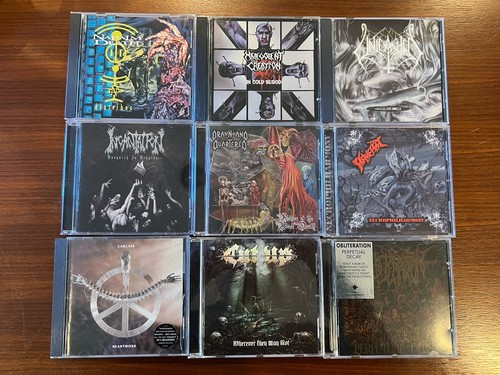 Death Metal CD Lot Incantation Unleashed Carcass Napalm Malevolent Obliteration | eBay
