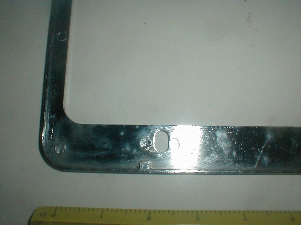 USED Rolls Royce Steel License Plate Frame Bellevue WA State OFFICIAL ...