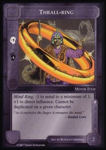 Thrall-ring - Against the Shadow - Middle-Earth CCG | eBay