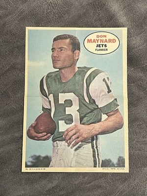 1968 Topps Posters Don Maynard #14 VG-EX New York Jets Vintage HOF! | eBay