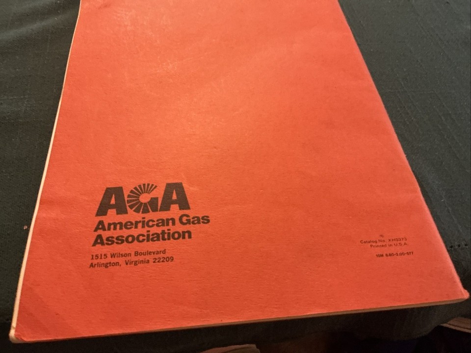 VTG First Print 1973 Fundamentals Of Gas Combustion Manual | eBay