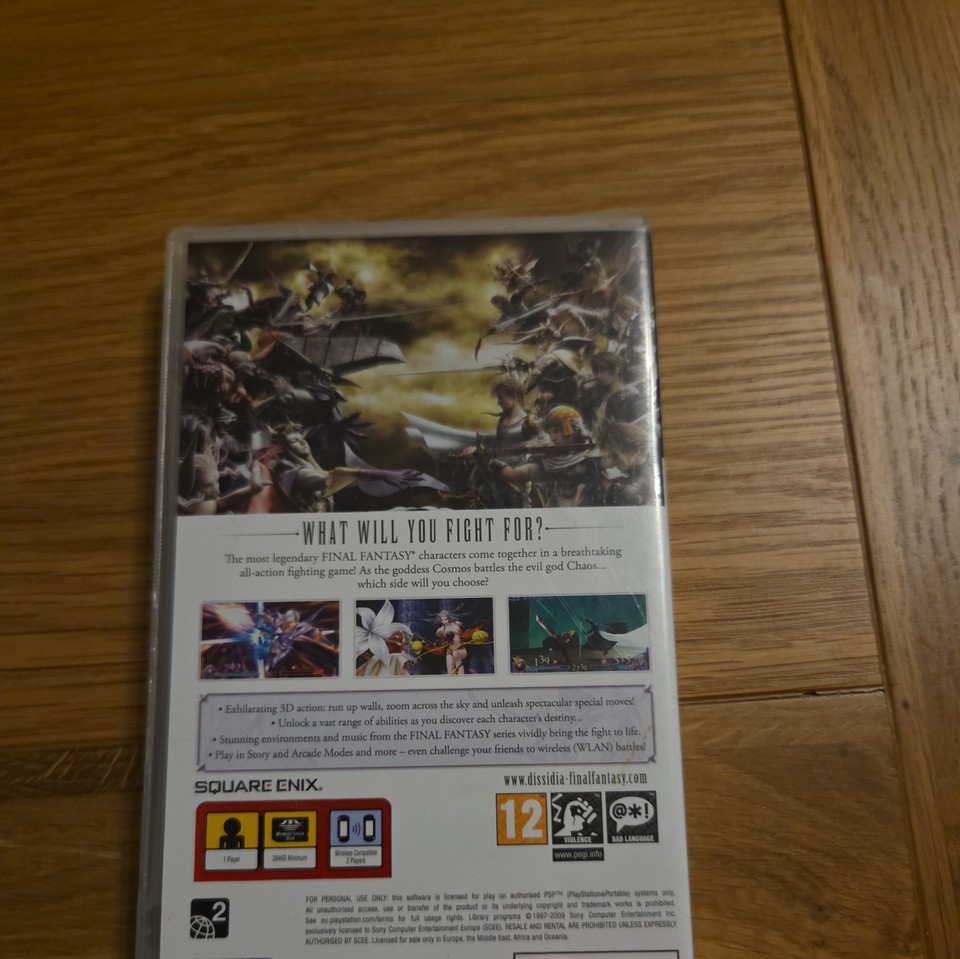 Dissidia: Final Fantasy Sony PSP | eBay UK