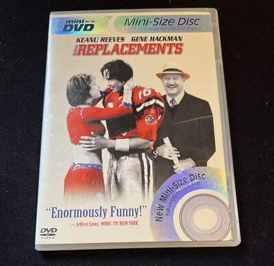 The Replacements Gene Hackman Mini-DVD, 2005, 2-Disc Set Keanu Reeves ...