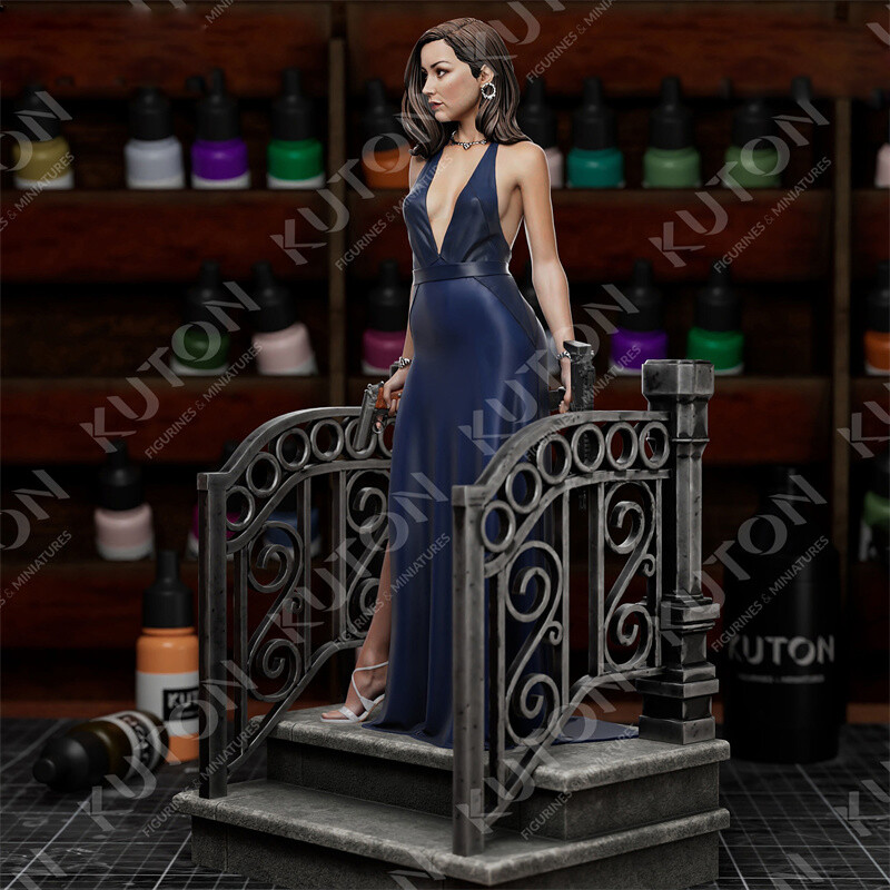 1/8 1/6 Bond Girl 3D Print Garage Kit Figure Model Kit Unpainted ...