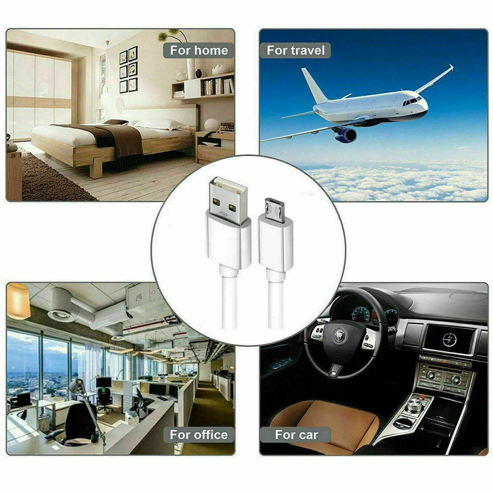 Fast Micro USB Charging Cable & Sync Lead For All Samsung J4 J6 J3 J2 ...