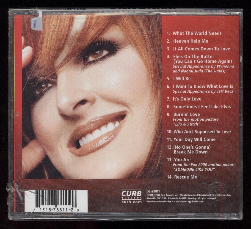 NEW/SEALED What the World Needs Now Is Love by Wynonna Judd (CD, 2003 ...