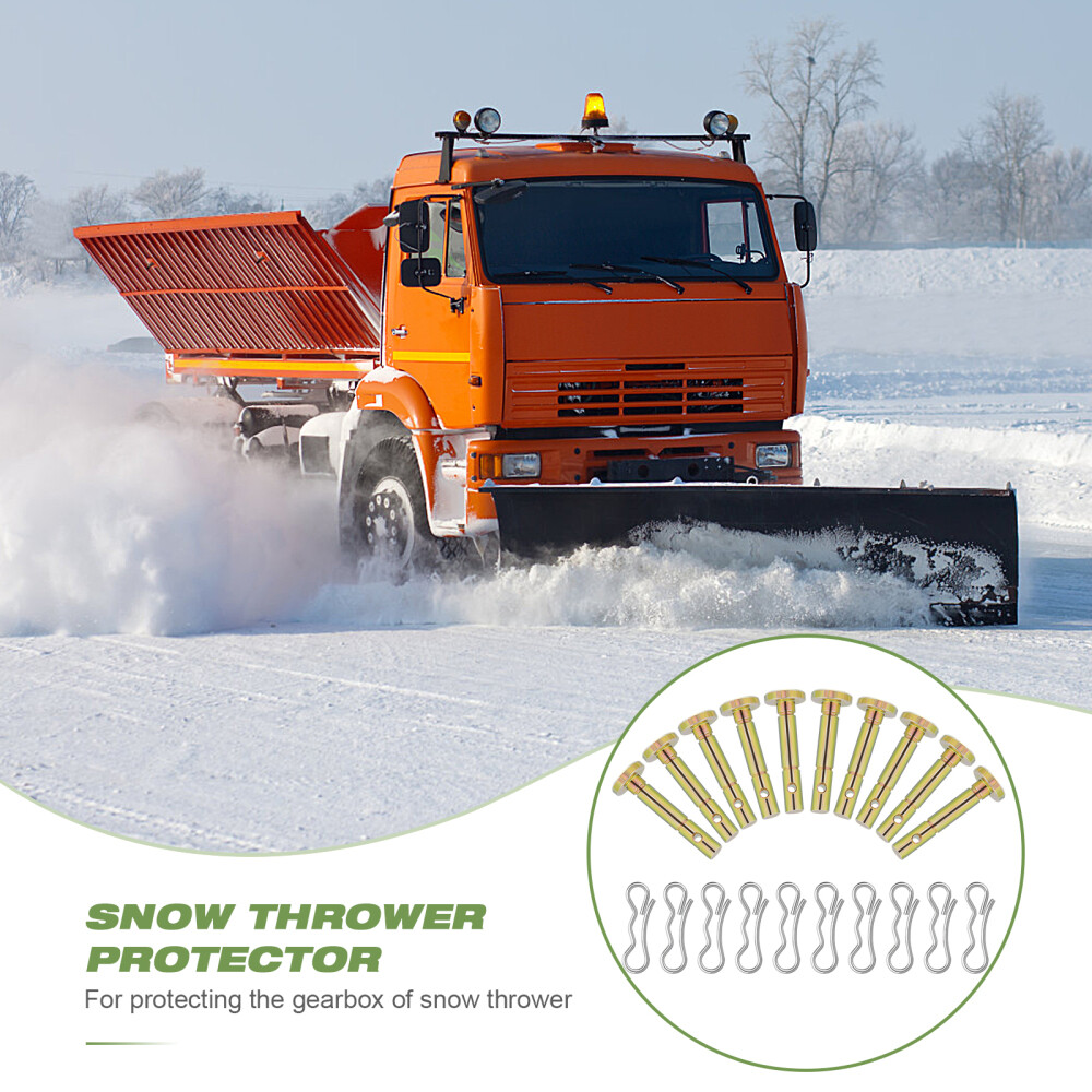 20pcs Snowblower Shear Pins Replacement Snow Blower Parts Metal Shear ...