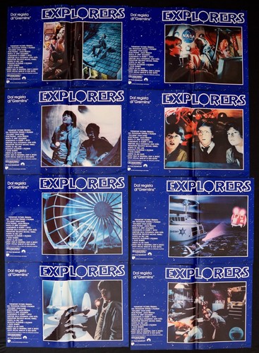 Fotobusta Explorers Joe Dante Wawke Gremlins Phoenix I Goonies Espace ...