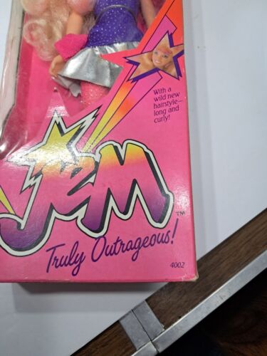 Vintage 1986 Jem And The Hologram Outrageous Rockn Curl Jem Hasbro N I