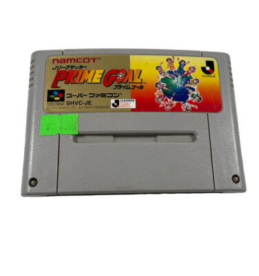 Nintendo Super Famicom J League Soccer Prime Goal Video Game 1993 Namcot Japan | eBay