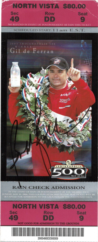 Bobby Rahal signed autographed ticket! AMCo! 17291 | eBay