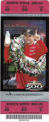 Bobby Rahal signed autographed ticket! AMCo! 17291 | eBay