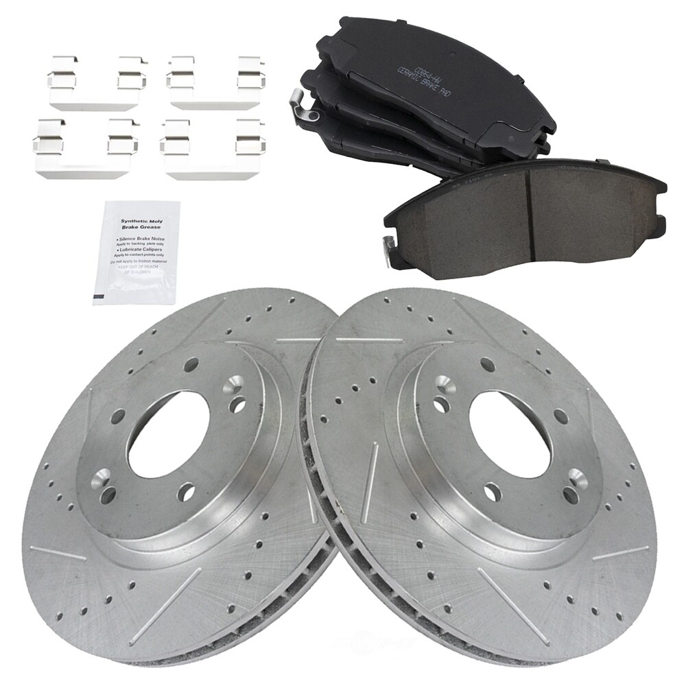 Disc Brake Kit-4WD TRQ BKA18014 fits 2001 Hyundai Santa Fe for sale ...