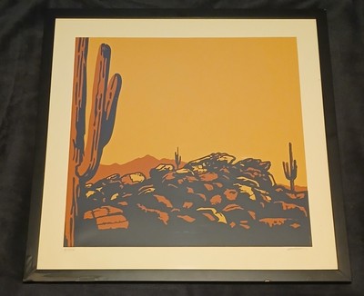 Jake Early Arizona Desert Landscape Limited Edition Silkscreen Print S ...