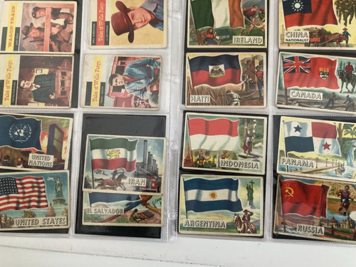 trade cards flags of the world A&BC 53 part set & 4 others 1960 | eBay