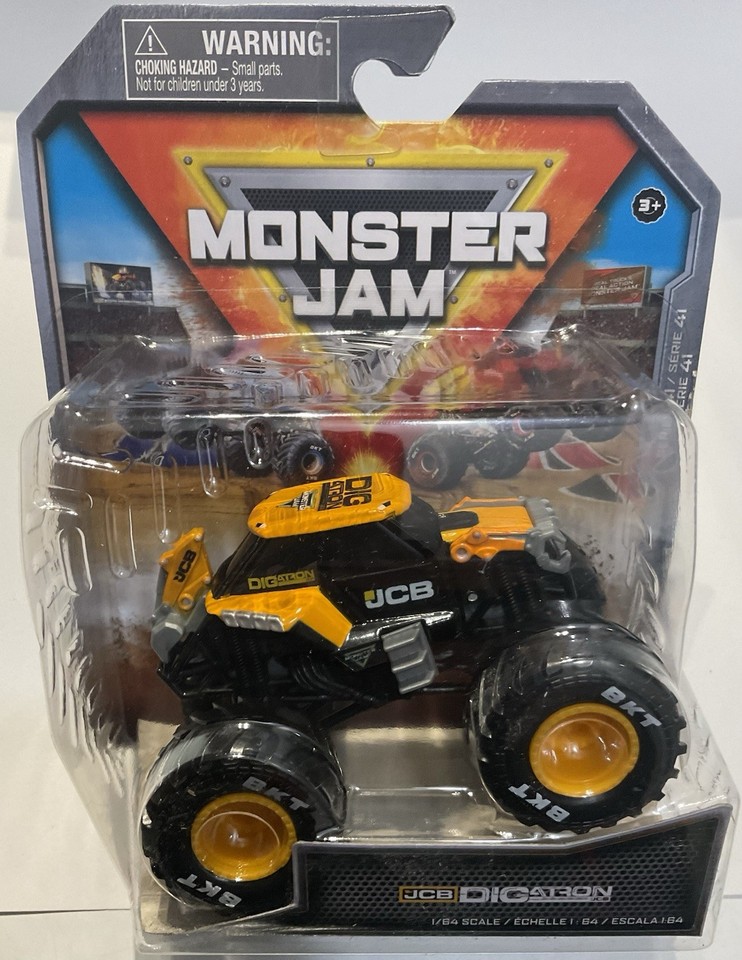 Monster Jam JCB DIGATRON Trucks On Duty Series 41 1:64 Spin Master 2025 ...