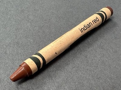Crayola Crayon Indian Red Binney & Smith Retired Color Retired Rare ...