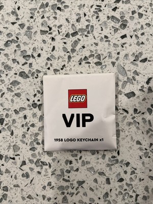 LEGO VIP Exclusive 1958 Logo Keychain New Sealed | eBay