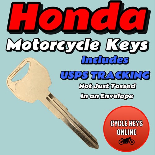Honda CB1100 CBR954RR CBR1000RR keys cut by code to key codes 13132211 ...