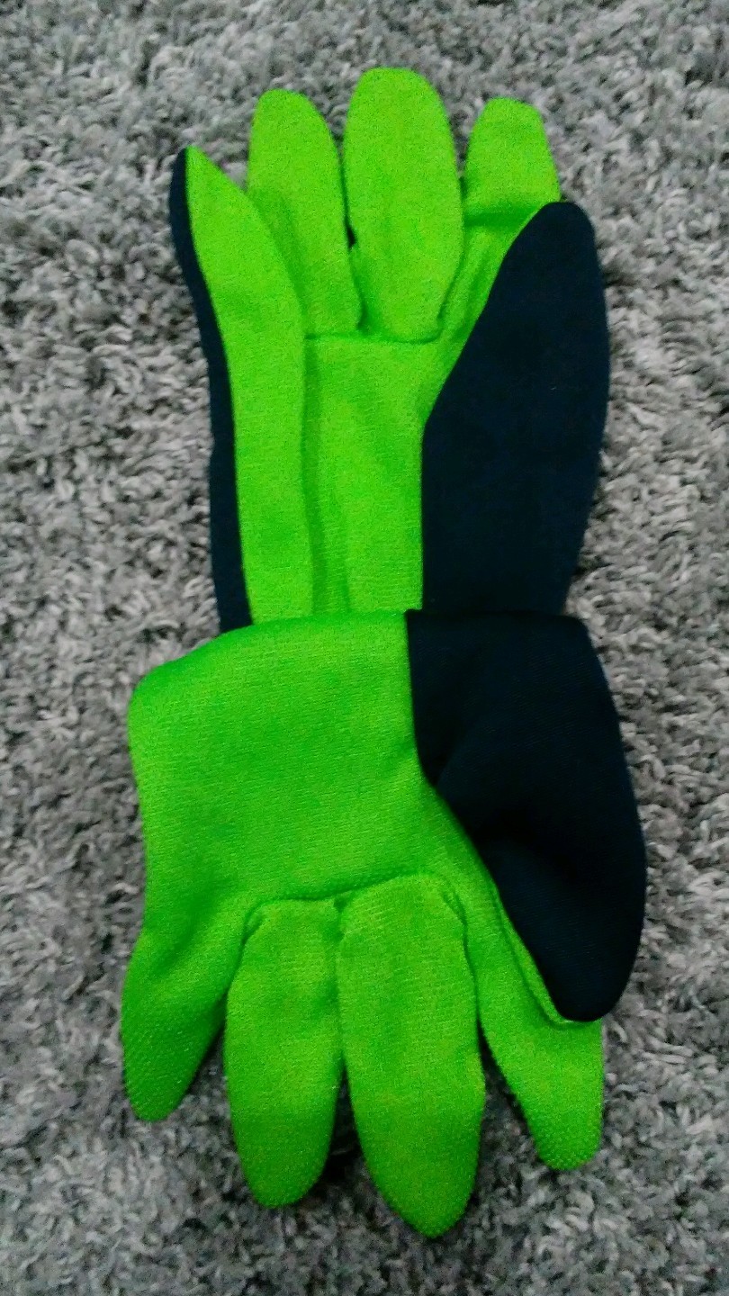 New Adult NFL Seattle Seahawks Blue/Neon Green Utility Winter Gloves ...