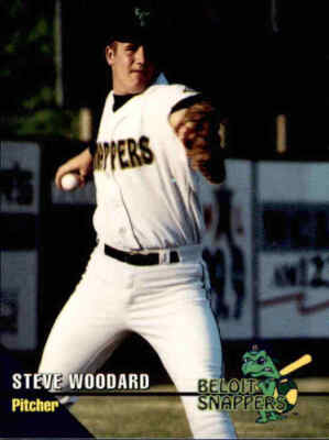 1995 Beloit Snappers Team Issue #2 Steve Woodard Hartselle Alabama ...