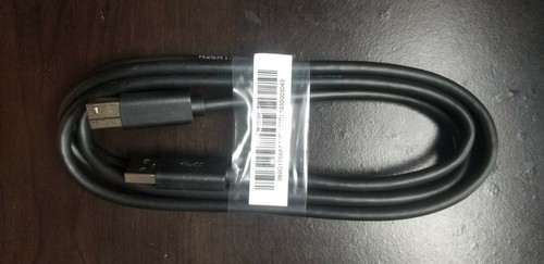 Genuine Dell 1.8m USB 3.0 Type A to B Cable Black Monitor Dock PN81N ...