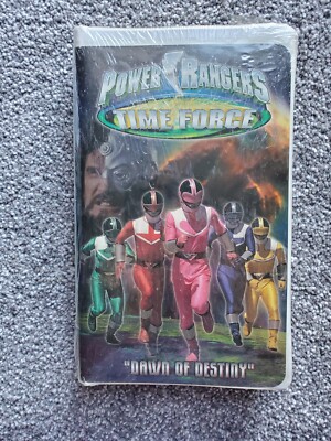 Power Rangers Time Force Dawn of Destiny Clamshell VHS Sealed | eBay