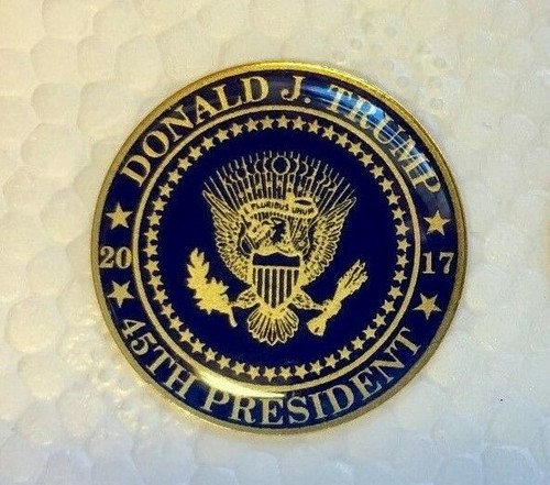 President Donald Trump Presidential Seal 45th 2017 Lapel Pin | eBay