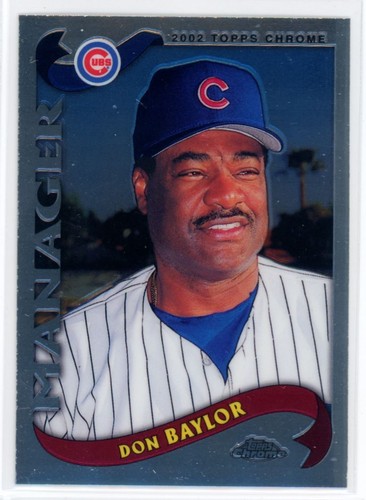 2002 Topps Chrome Don Baylor Chicago Cubs #280 | eBay