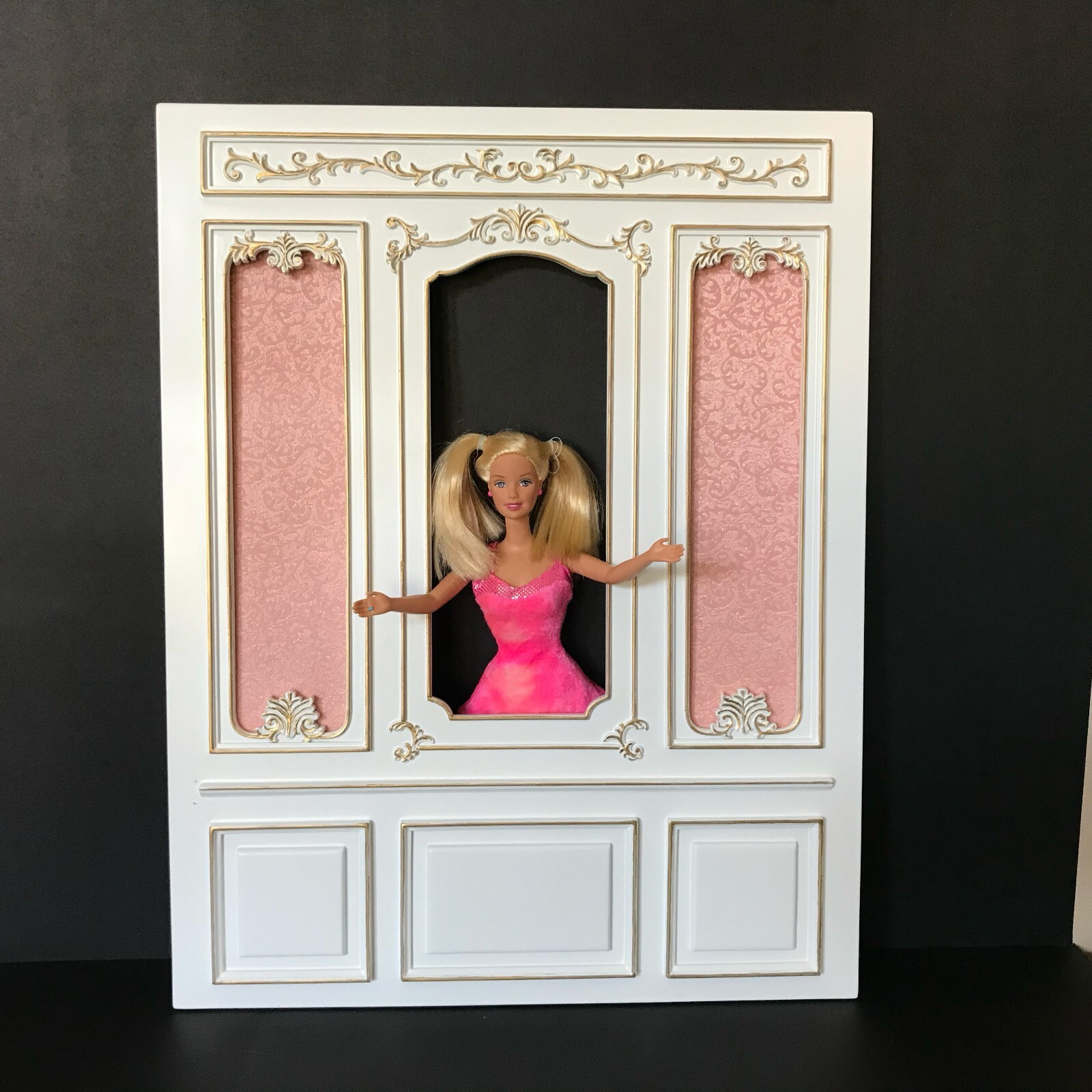 1:6 Scale Victorian wall panel background photograph dollhouse ...