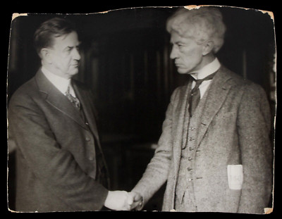 1922 Judge Kenesaw Mountain Landis 1st Baseball Commissioner Double ...
