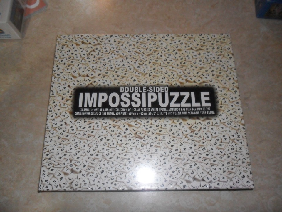 Impossipuzzle Scramble 550 Piece Jigsaw Puzzle double sided new sealed ...