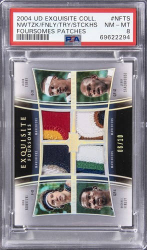 2004 UD EXQUISITE COLLECTION DIRK NOWITZKI/JASON TERRY/STACKHOUSE ...