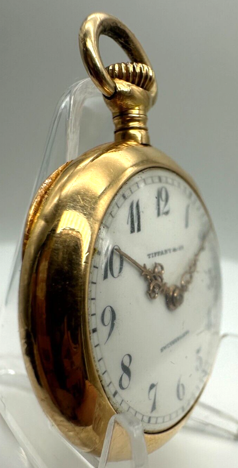 Tiffany & Co. C.H Meylan 18k Yellow Gold 17J 27mm Pocket Watch D-183 | eBay