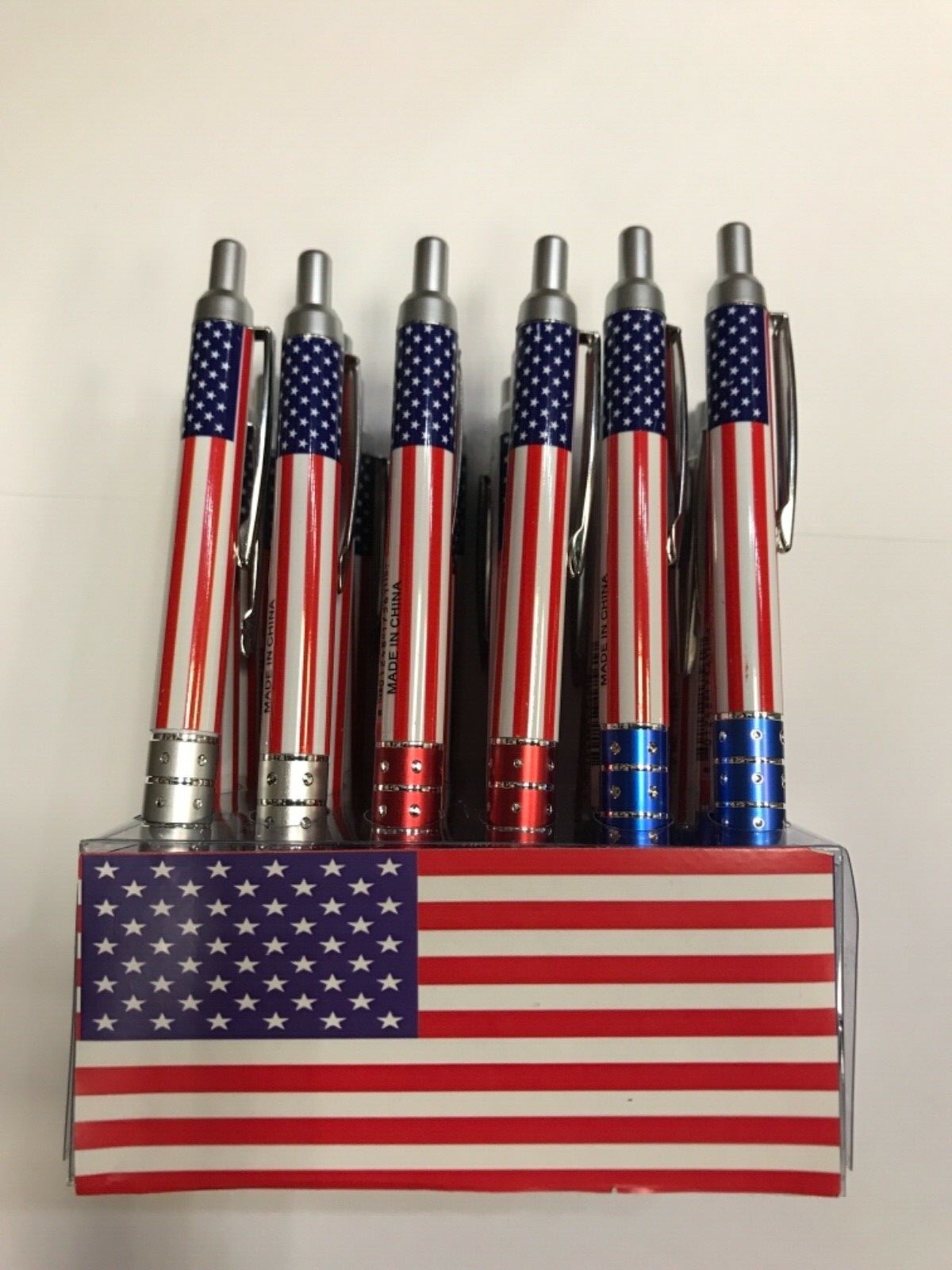 American Flag Print Ball Point Pen USA Souvenir 24 PCS Lot | eBay