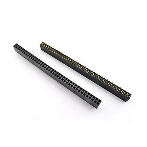 10pcs 2.54mm 80Pin Female Socket Pin Header Strip 2x40P Dual Row ...