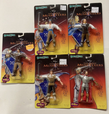 Disney's Three Musketeers Figures Bend-Ems 1993 Complete set | eBay