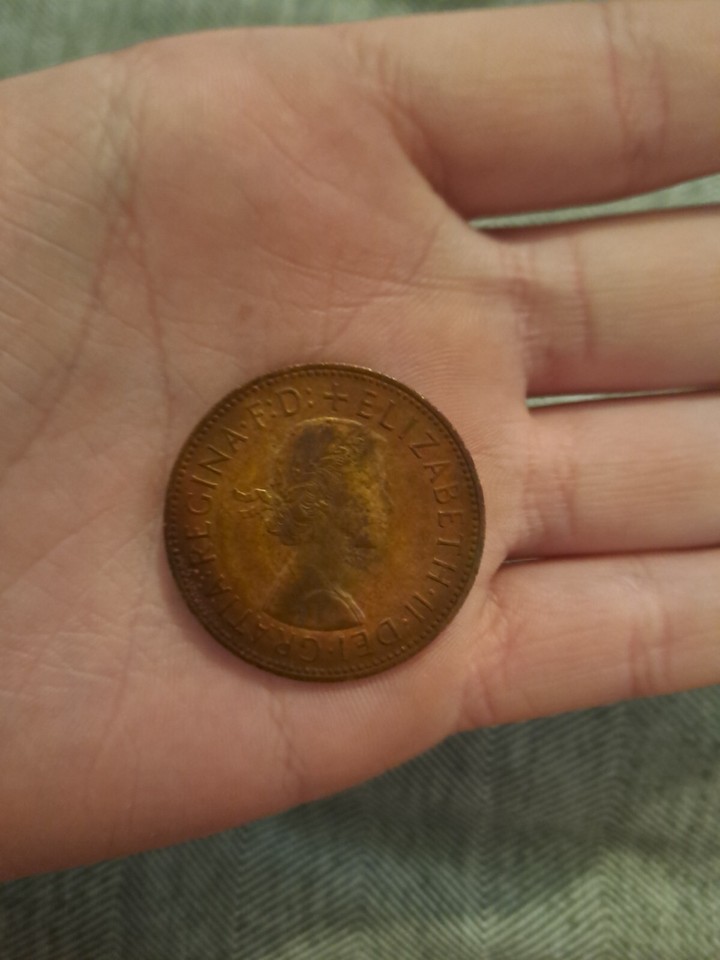 4 very rare old british 1p coins. 2 1967 and 2 1964 BUY BEFORE PRICE ...