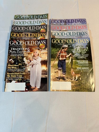 LOT OF 9 Good Old Days Magazines | eBay