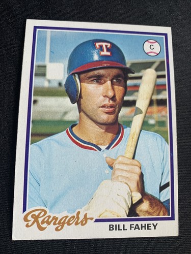 1978 Topps Baseball Card #388 Bill Fahey Texas Rangers NM Free Shipping ...