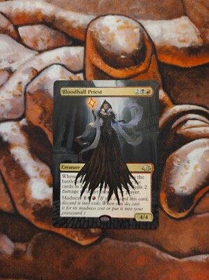 Magic the Gathering Bloodhall Priest Hand Painted Unique Custom MTG ...