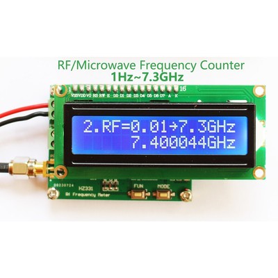 HZ331 Small HF RF Frequency Meter Counter 2.4G 3G 5.8G 6G 7G 1Hz~7.3GHz ...