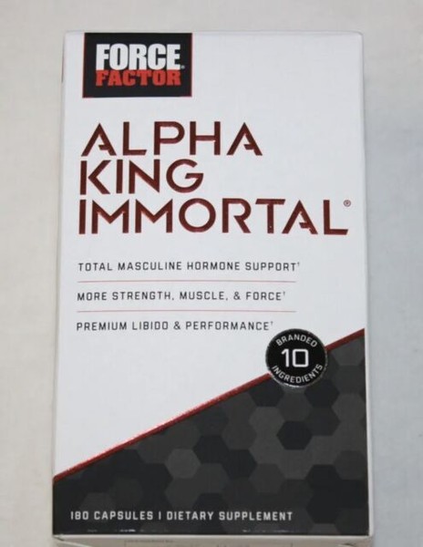 Force Factor Alpha King Immortal 180 Capsules for sale online | eBay