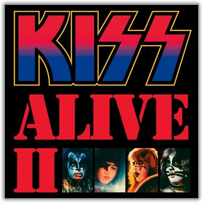 KISS Alive II BANNER HUGE 4X4 Ft Fabric Poster Tapestry Flag album ...