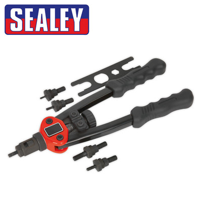 Sealey AK3984 Short-Arm Threaded Nut Riveter Nutsert Rivnut Captive ...