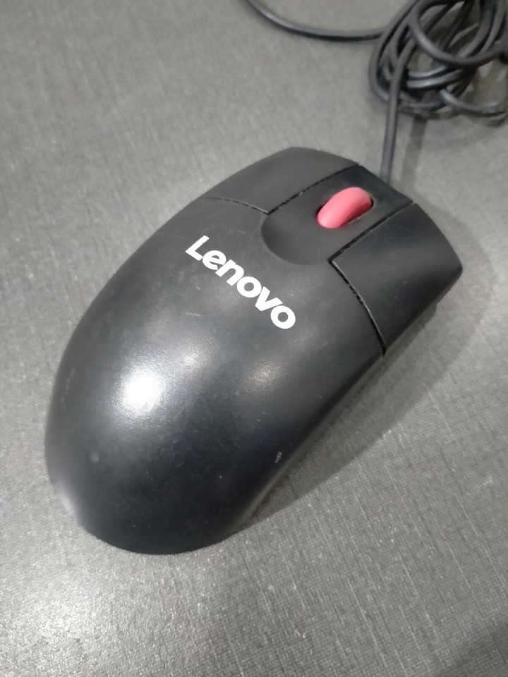 Lenovo MO28UOB Wired USB Mouse - Black | eBay