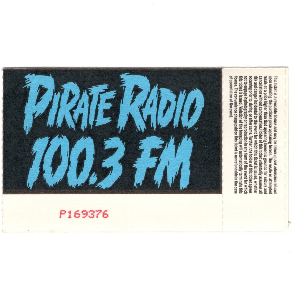 Y&T and TSOL Concert Ticket Stub LOS ANGELES 12/15/90 PALACE FAREWELL ...