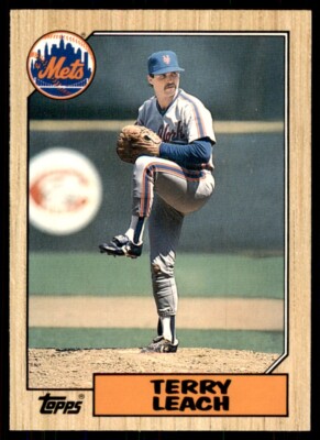 1987 Topps Traded. Terry Leach Baseball Cards #63T | eBay