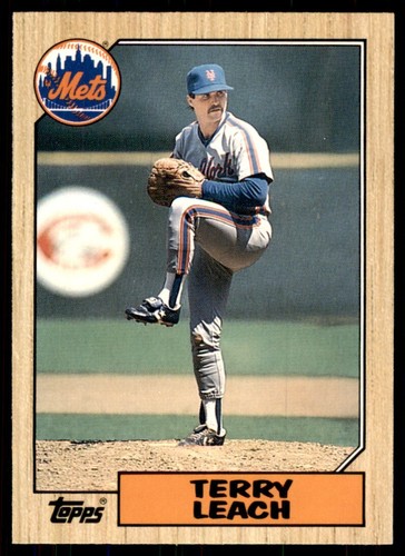 1987 Topps Traded. Terry Leach Baseball Cards #63T | eBay